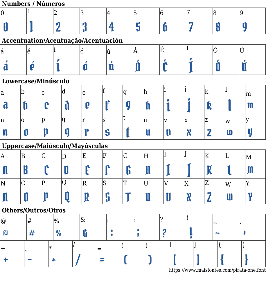 Pirata One Font: Free Download | MaisFontes