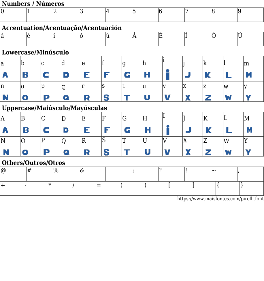 Pirelli: Free Font Download | MaisFontes