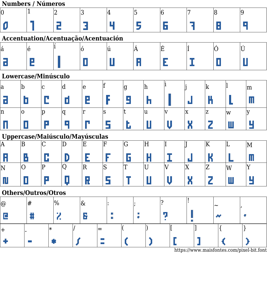 Pixel Bit: Free Font Download | MaisFontes