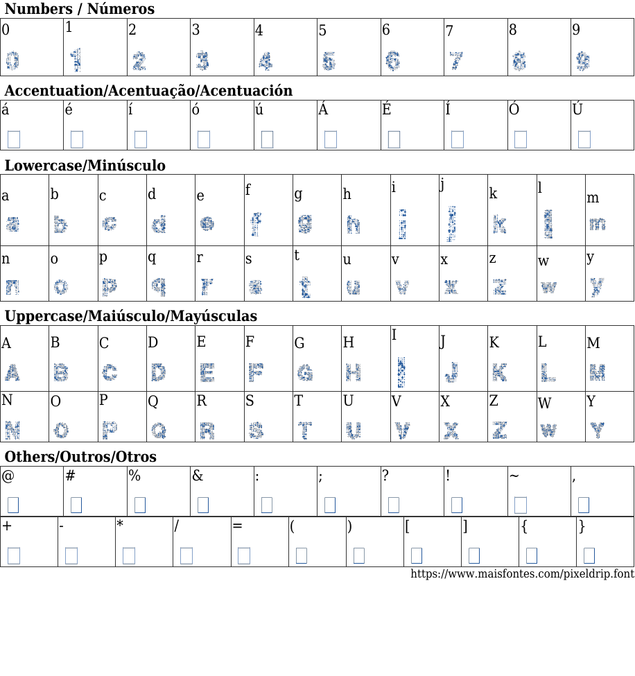 Pixel Drip: Free Font Download | MaisFontes