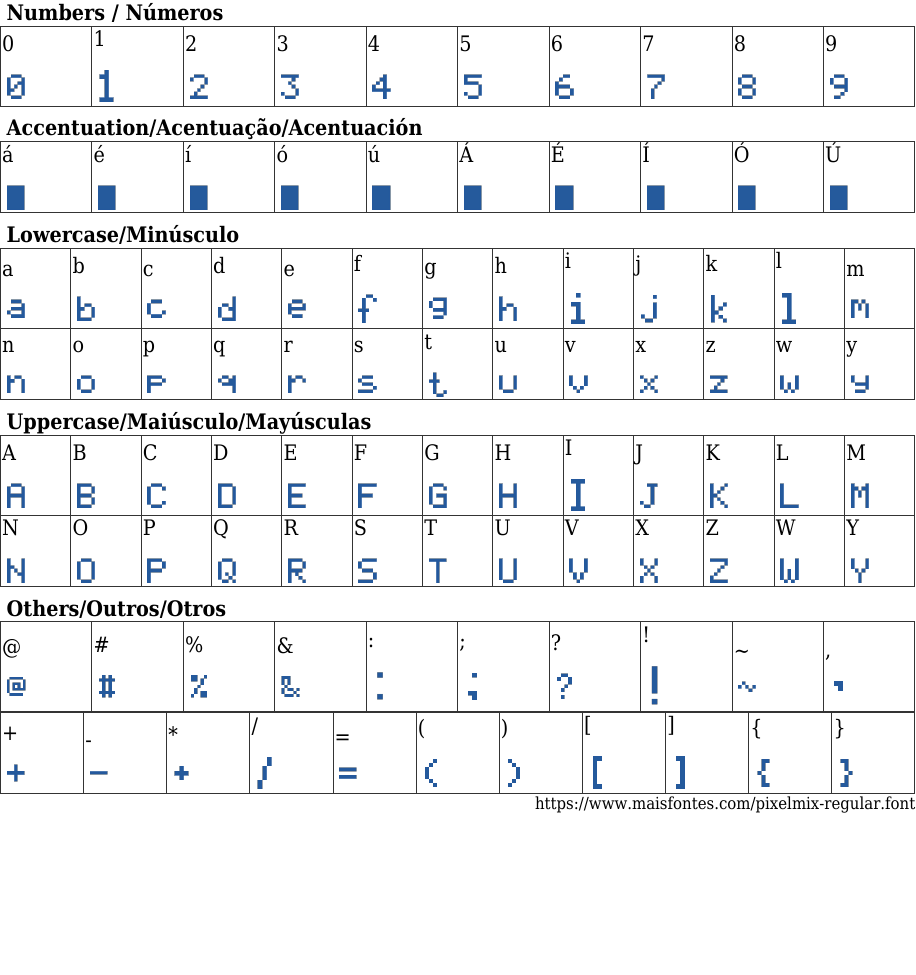 Pixelmix Regular: Free Font Download | MaisFontes