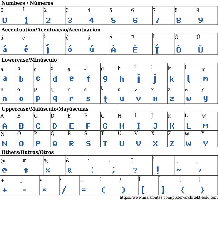 Pixter Architekt Bold: Free Font Download | MaisFontes