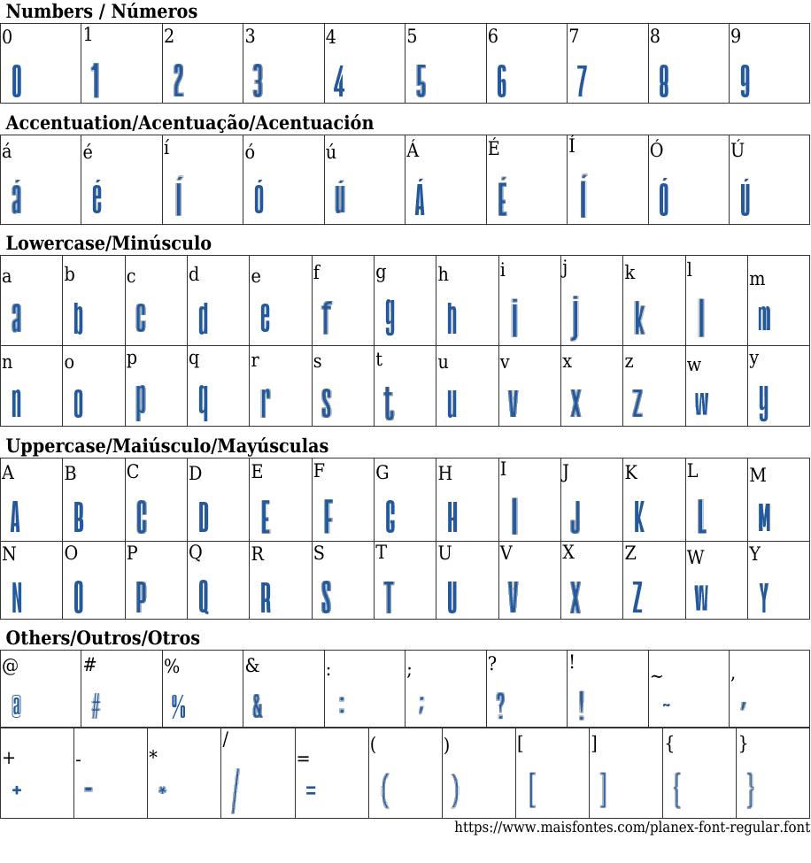Planex Regular: Baixar Fonte Grátis | MaisFontes
