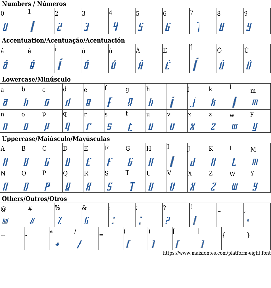 Platform Eight: Baixar Fonte Grátis | MaisFontes
