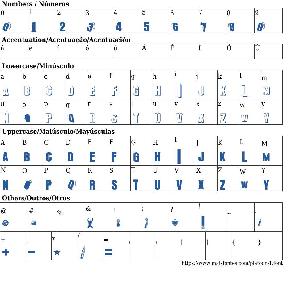 PLATOoN Font: Free Download | MaisFontes