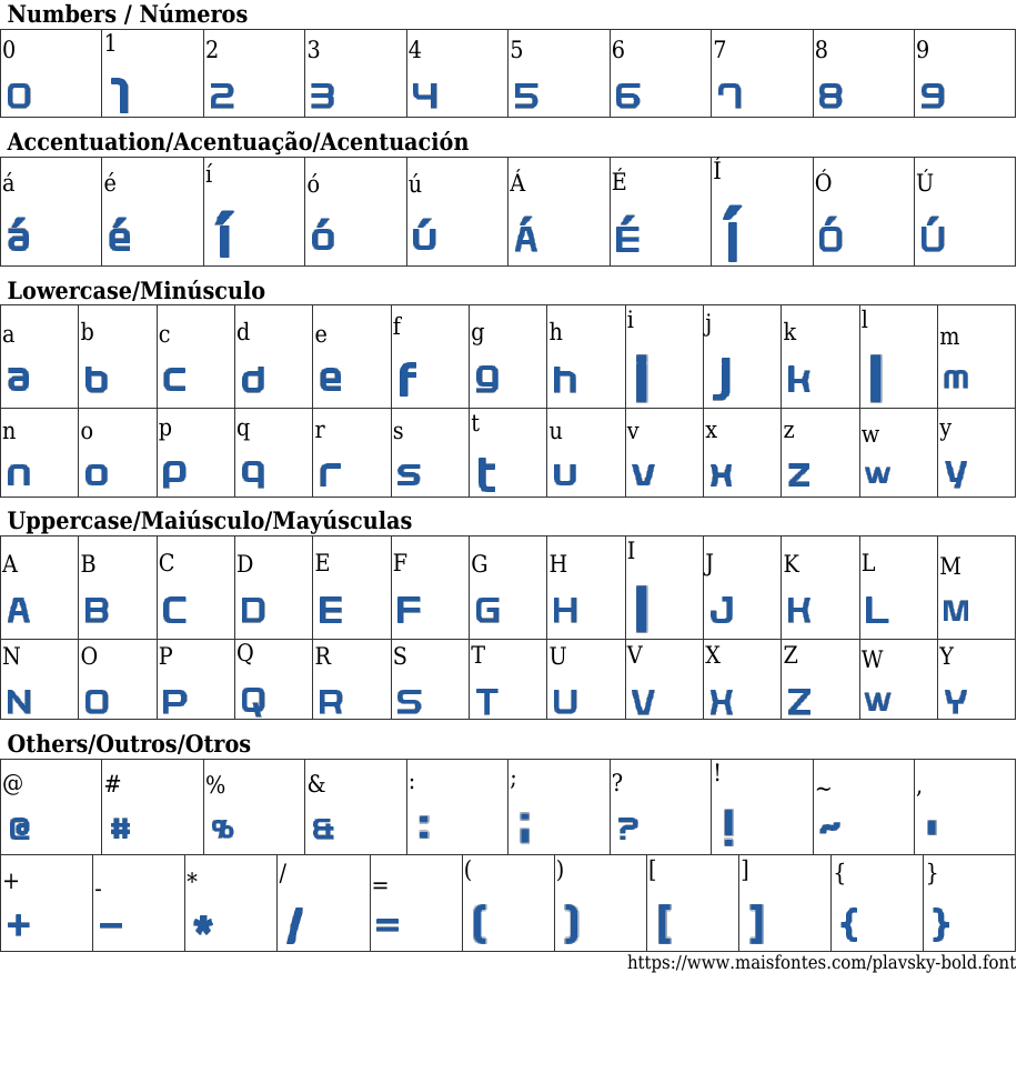 Plavsky Bold: Baixar Fonte Grátis | MaisFontes