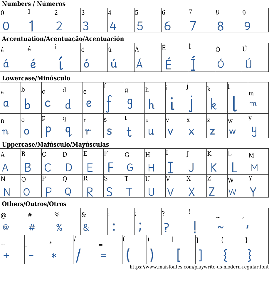 Playwrite USA Modern Regular: Download Free Font | MaisFontes