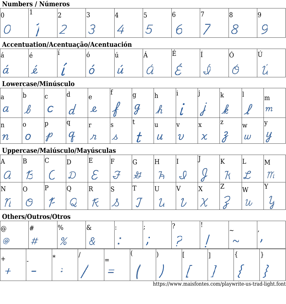 Playwrite USA Traditional Light: Free Font Download | MaisFontes