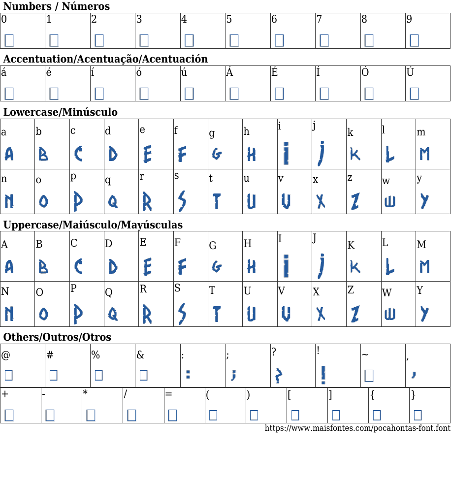 Pocahontas: Free Font Download | MaisFontes