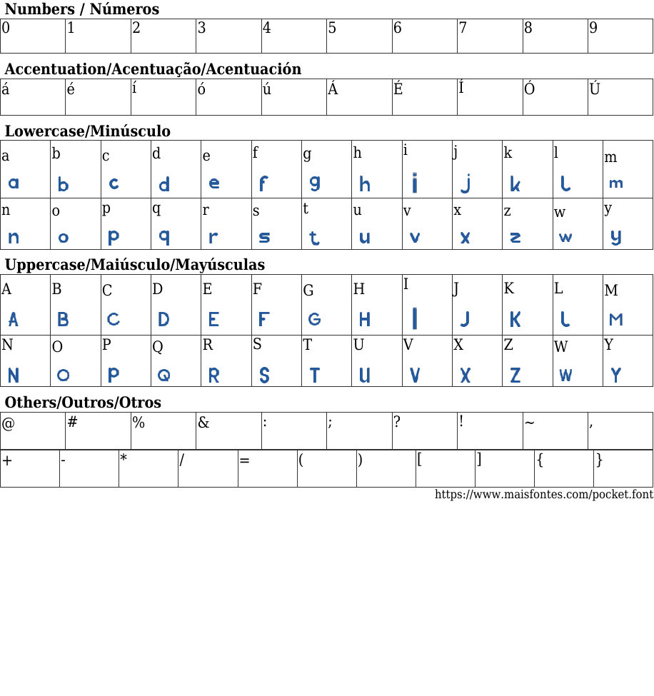 Pocket: Free Font Download | MaisFontes