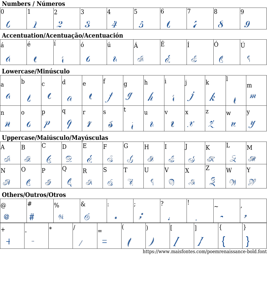 Poem Renaissance Bold: Free Font Download | MaisFontes