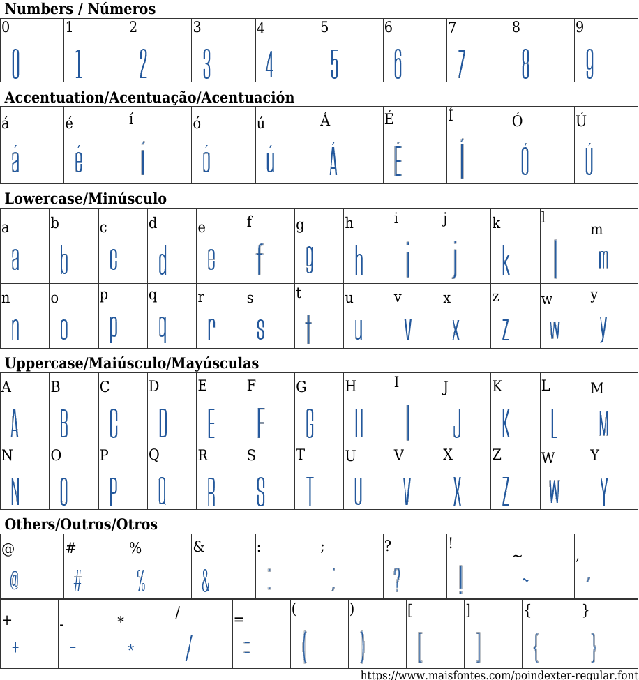 Poindexter Regular: Free Font Download | MaisFontes