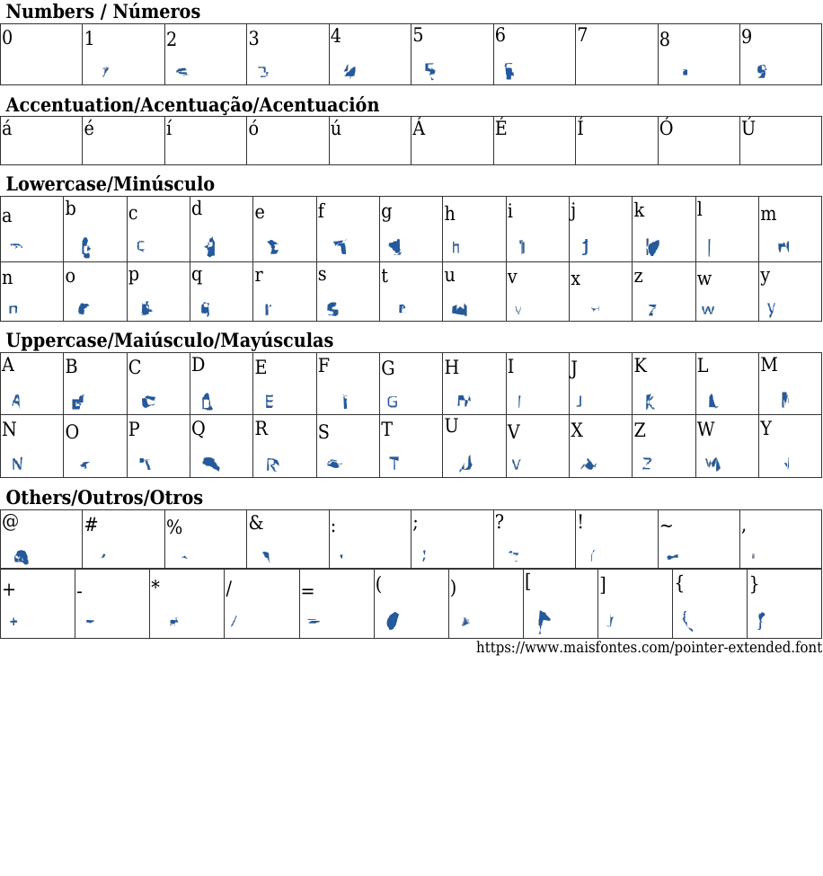 Pointer Extended: Free Font Download | MaisFontes