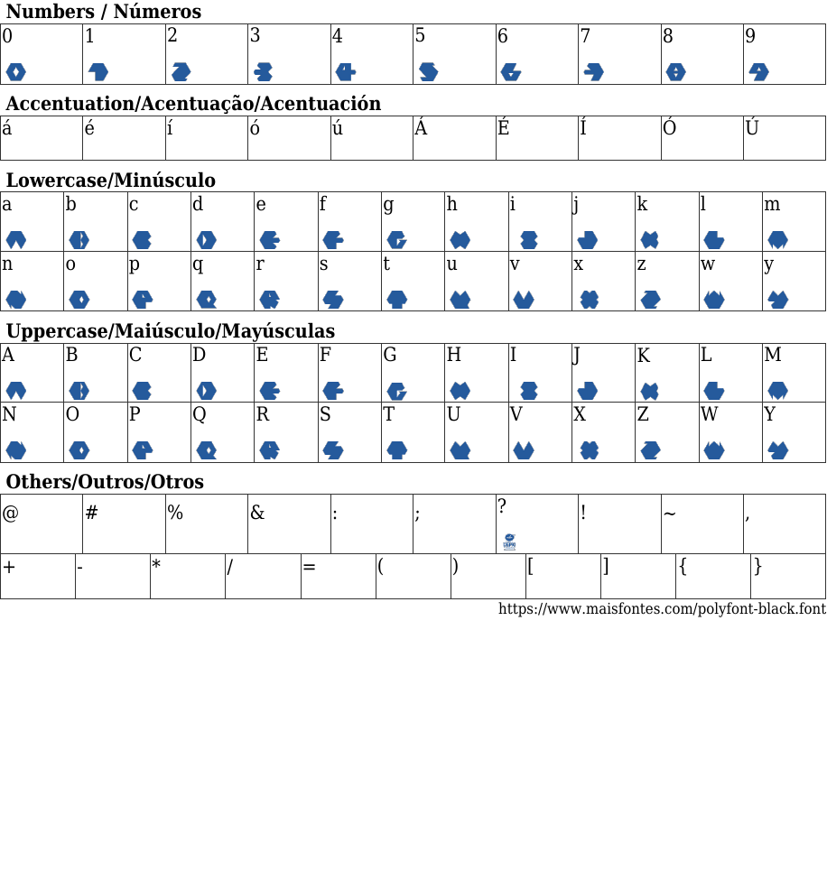 PolyFont Black: Baixar Fonte Grátis | MaisFontes