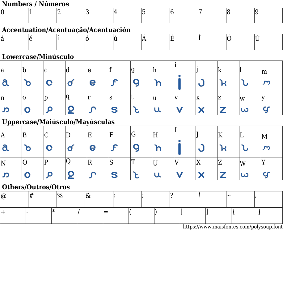 Polysoup: Free Font Download | MaisFontes