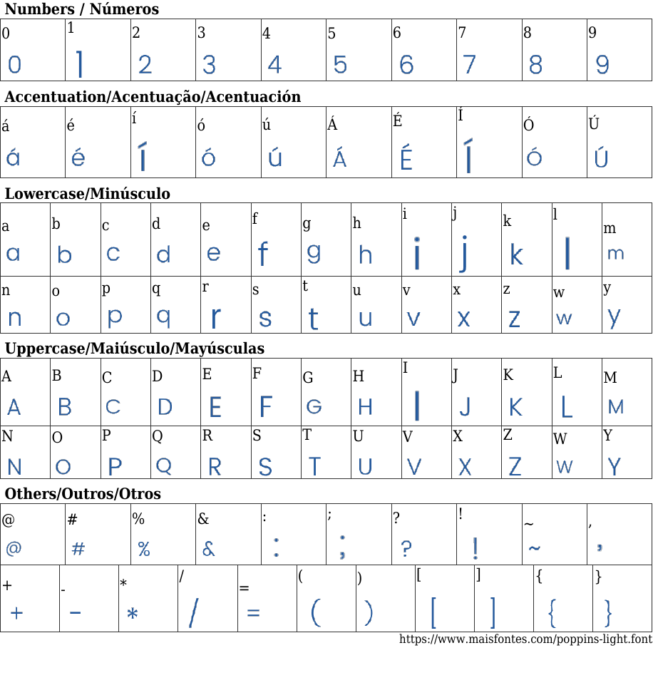 Poppins Light: Baixar Fonte Grátis | MaisFontes