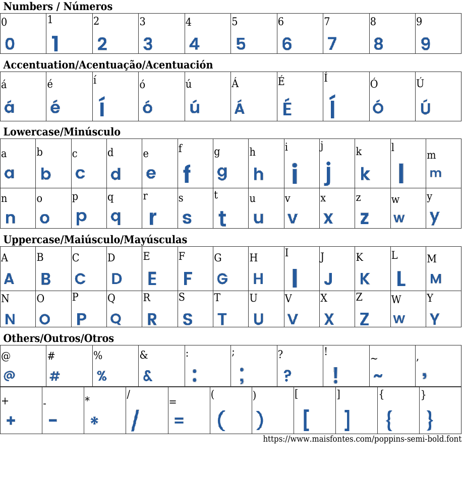 Poppins SemiBold Font: Free Download | MaisFontes