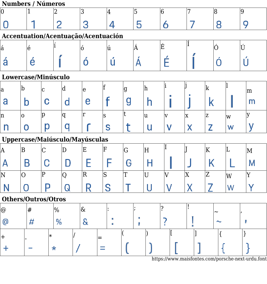 Porsche Next Urdu Font: Free Download | MaisFontes