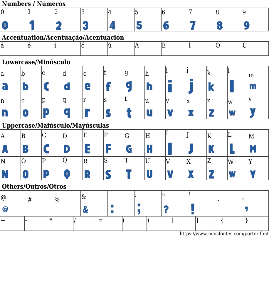 Porter: Free Font Download | MaisFontes