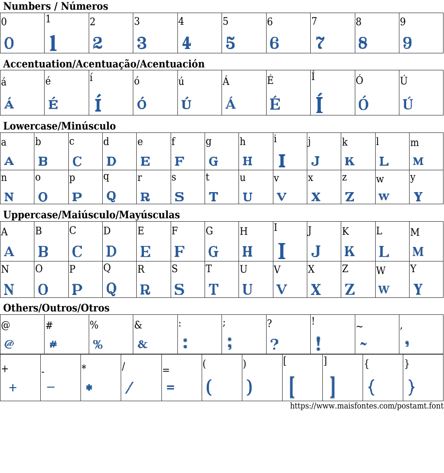 Postamt: Baixar Fonte Grátis | MaisFontes
