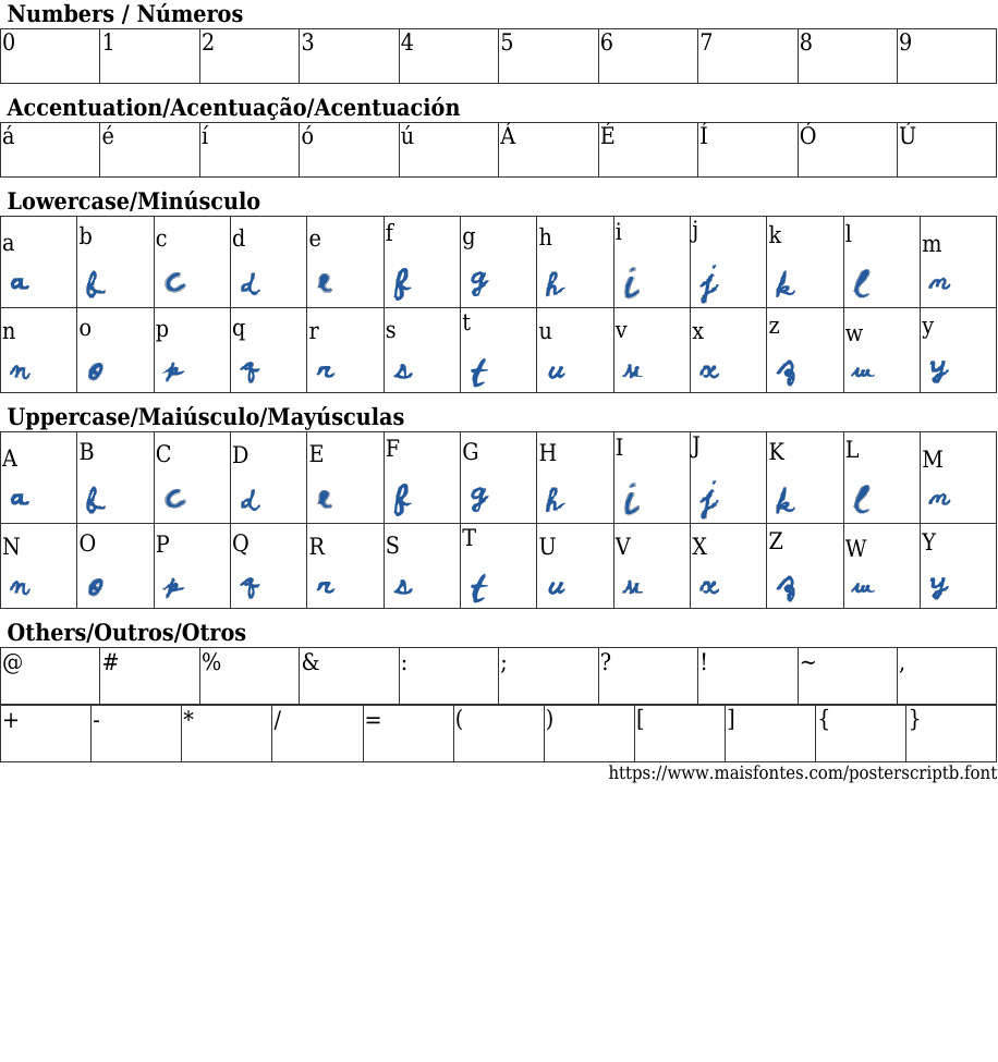 Poster Script Bold Font: Free Download | MaisFontes