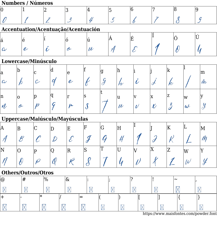 Powder: Free Font Download | MaisFontes