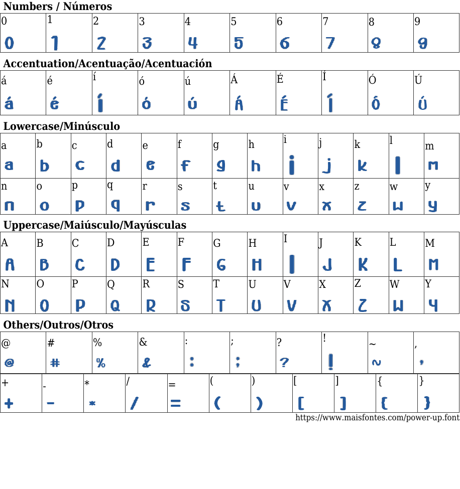 Power Up Font: Free Download | MaisFontes