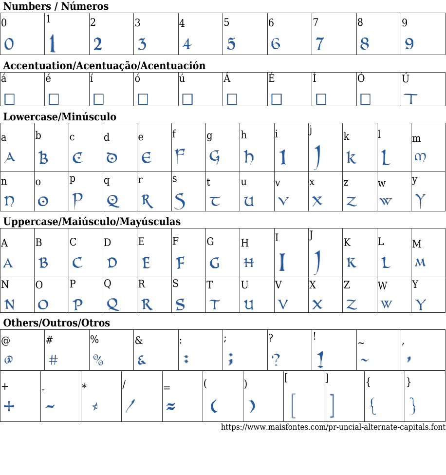 PR Uncial Alternate Capitals: Baixar Fonte Grátis | MaisFontes
