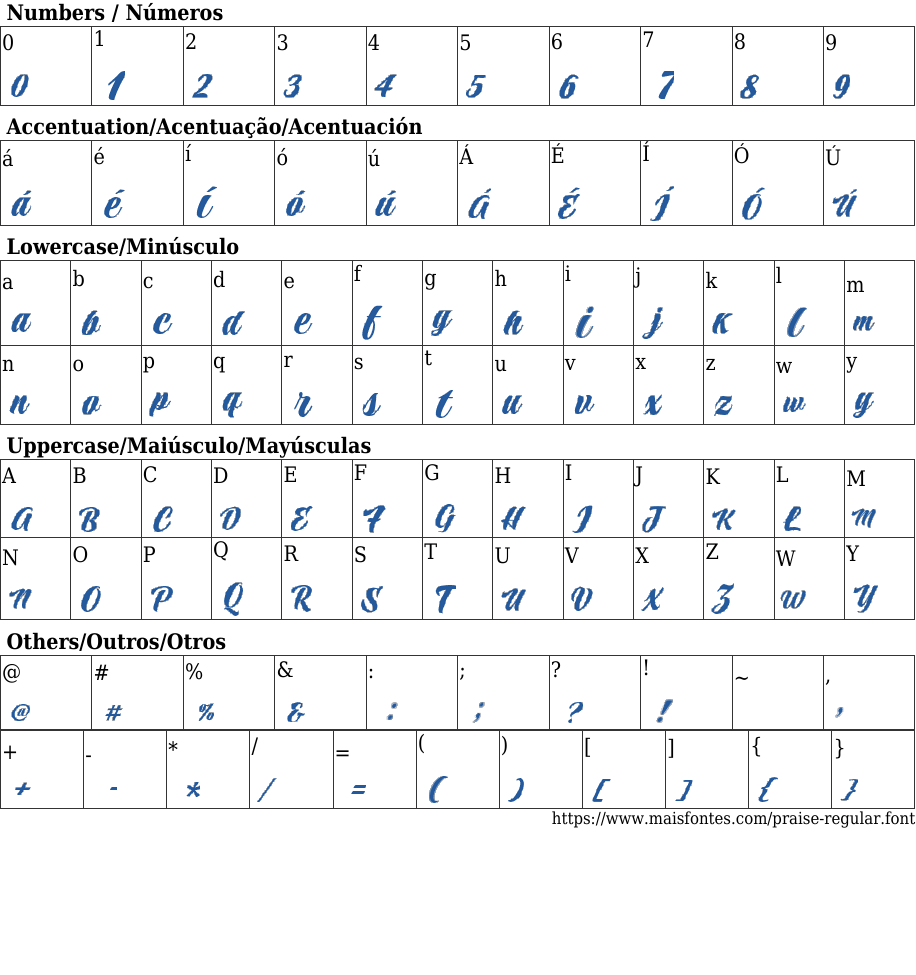 Praise Regular: Download Free Font | MaisFontes