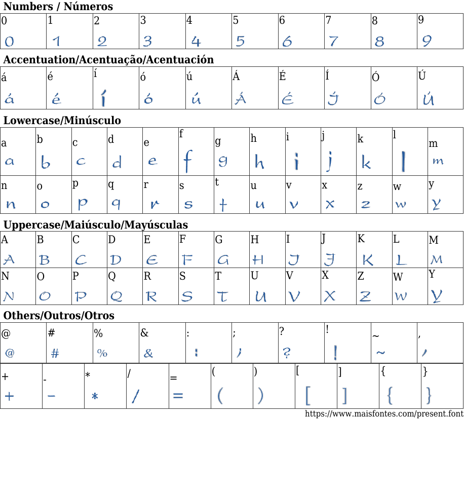 Present: Free Font Download | MaisFontes