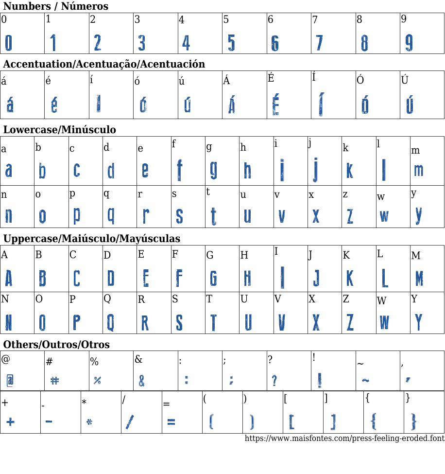 Press Feeling Eroded: Baixar Fonte Grátis | MaisFontes