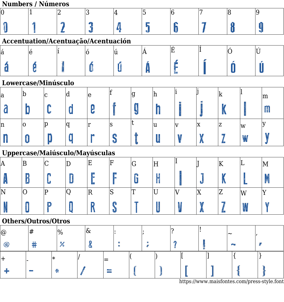 Press Style: Free Font Download | MaisFontes