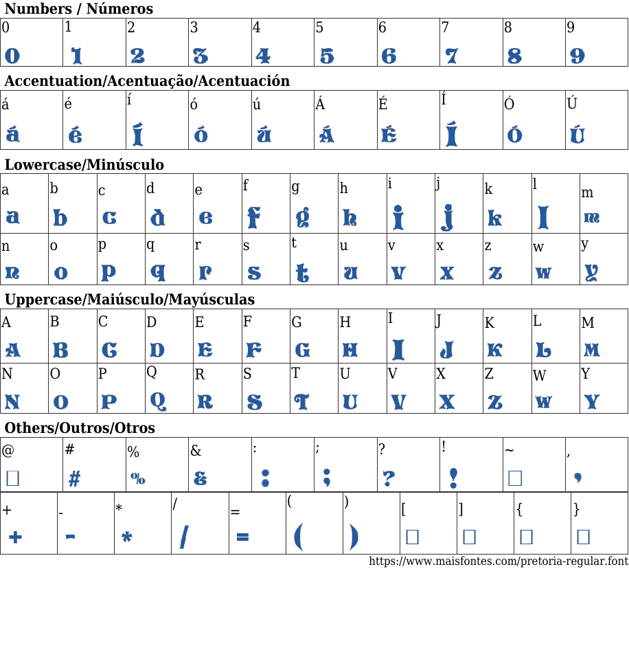 Pretoria Regular Font: Free Download | MaisFontes