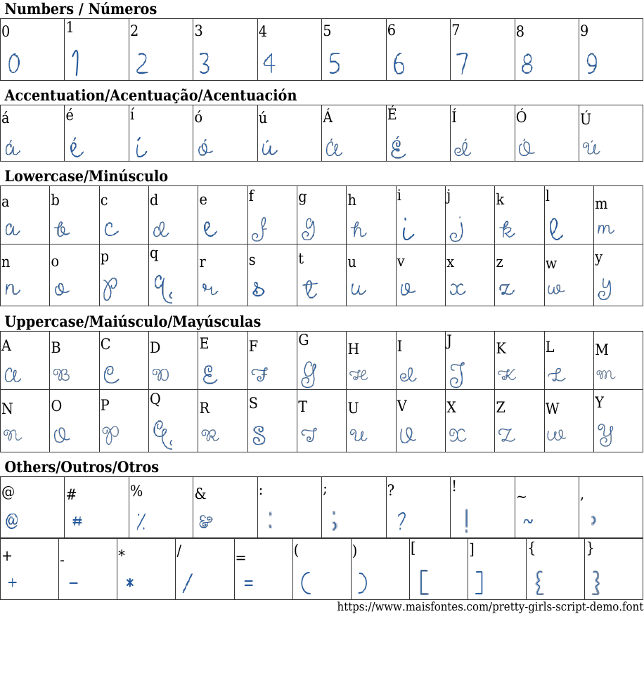 Pretty Girls Script: Free Font Download | MaisFontes