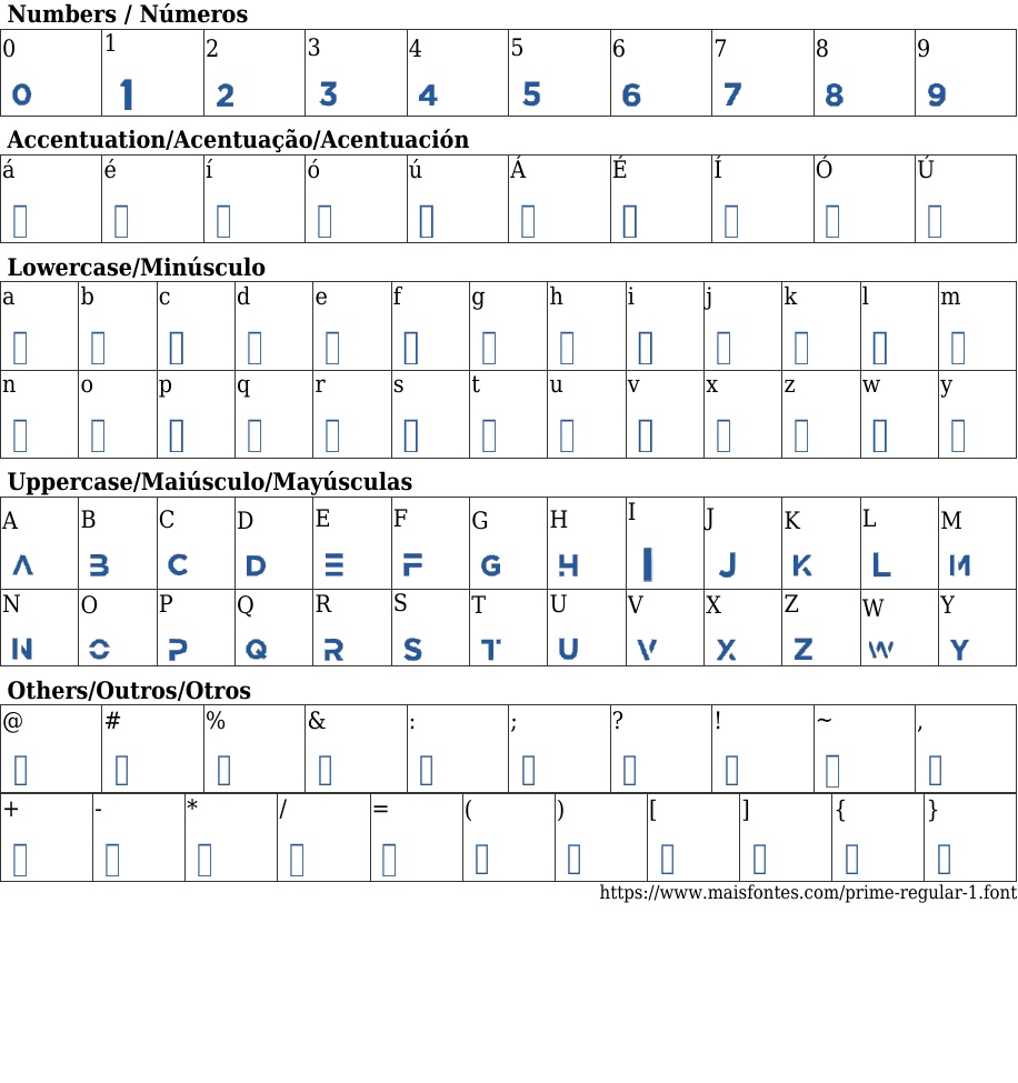 Prime Regular: Free Font Download | MaisFontes