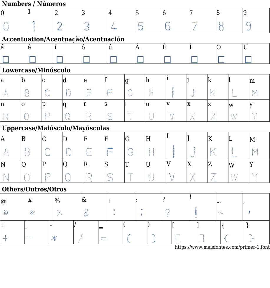 Primer: Free Font Download | MaisFontes