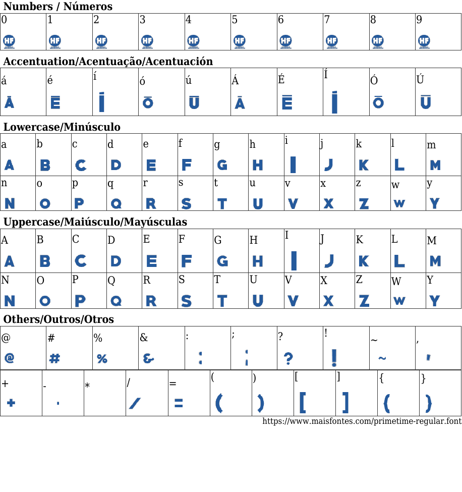 PRIMETIME Regular: Baixar Fonte Grátis | MaisFontes
