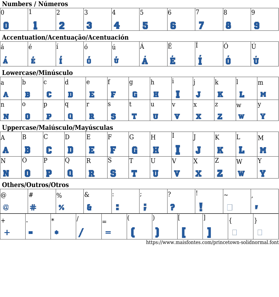 Princetown Solid Normal: Free Font Download | MaisFontes