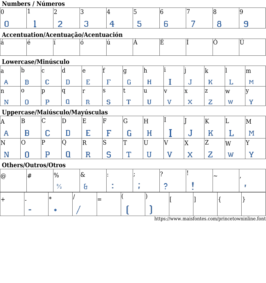 Princetown Inline: Download Free Font | MaisFontes