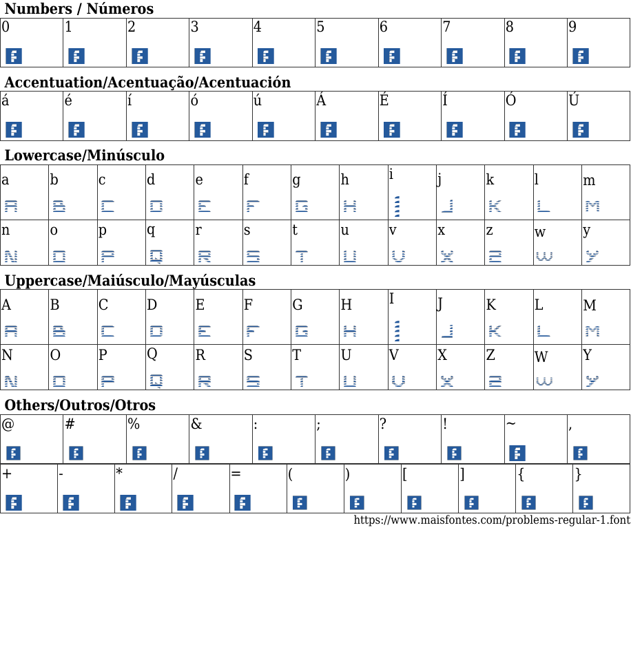 Problems Regular: Baixar Fonte Grátis | MaisFontes