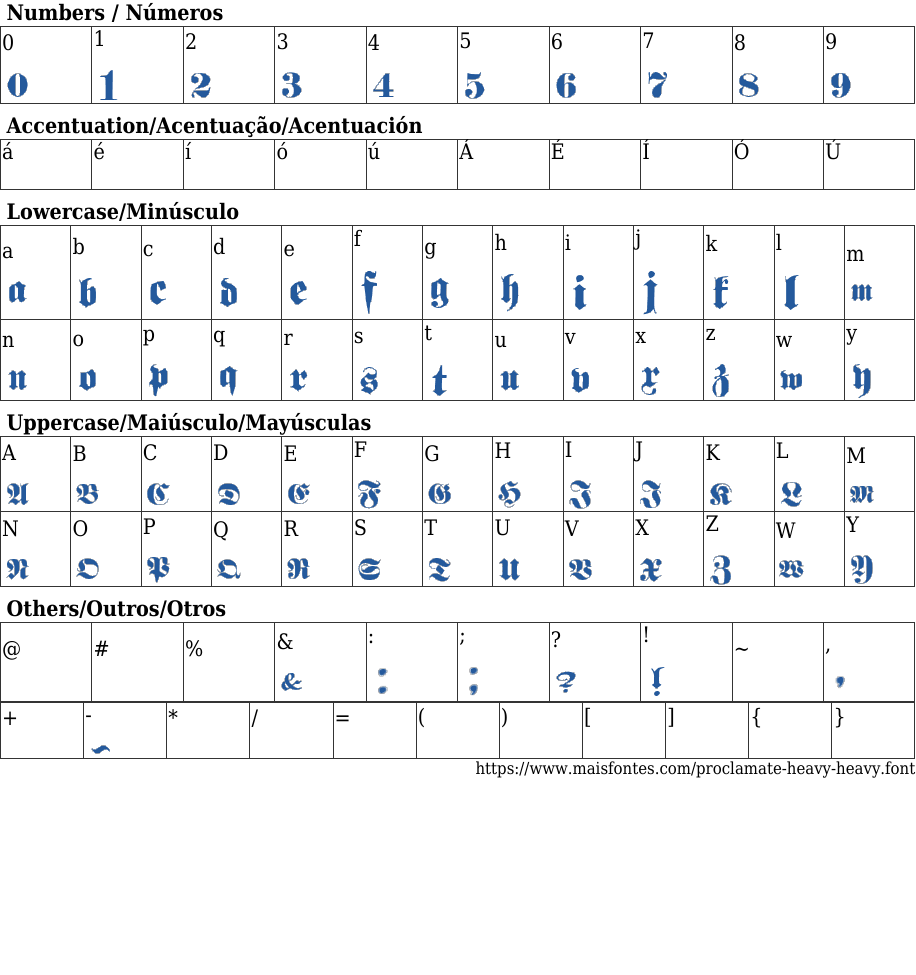 Proclamate Heavy Heavy: Baixar Fonte Grátis | MaisFontes