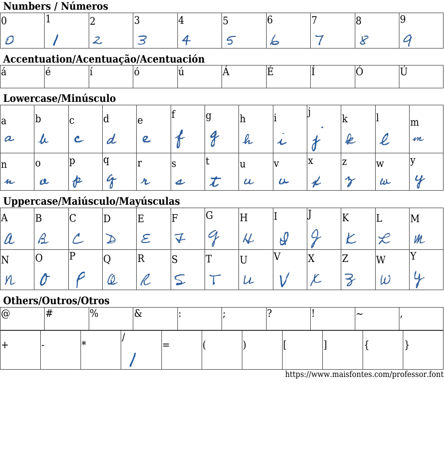 Professor Font: Free Download | MaisFontes