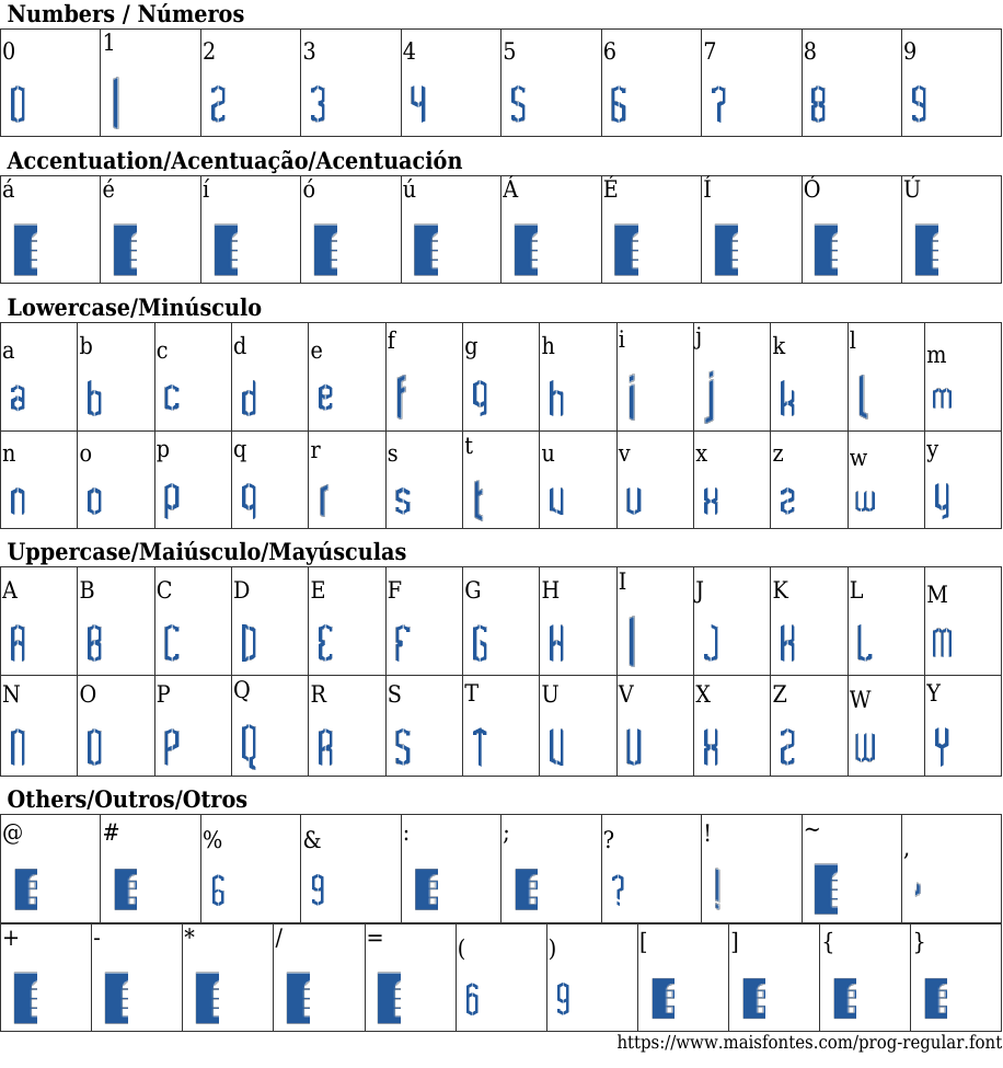 Prog Regular: Baixar Fonte Grátis | MaisFontes