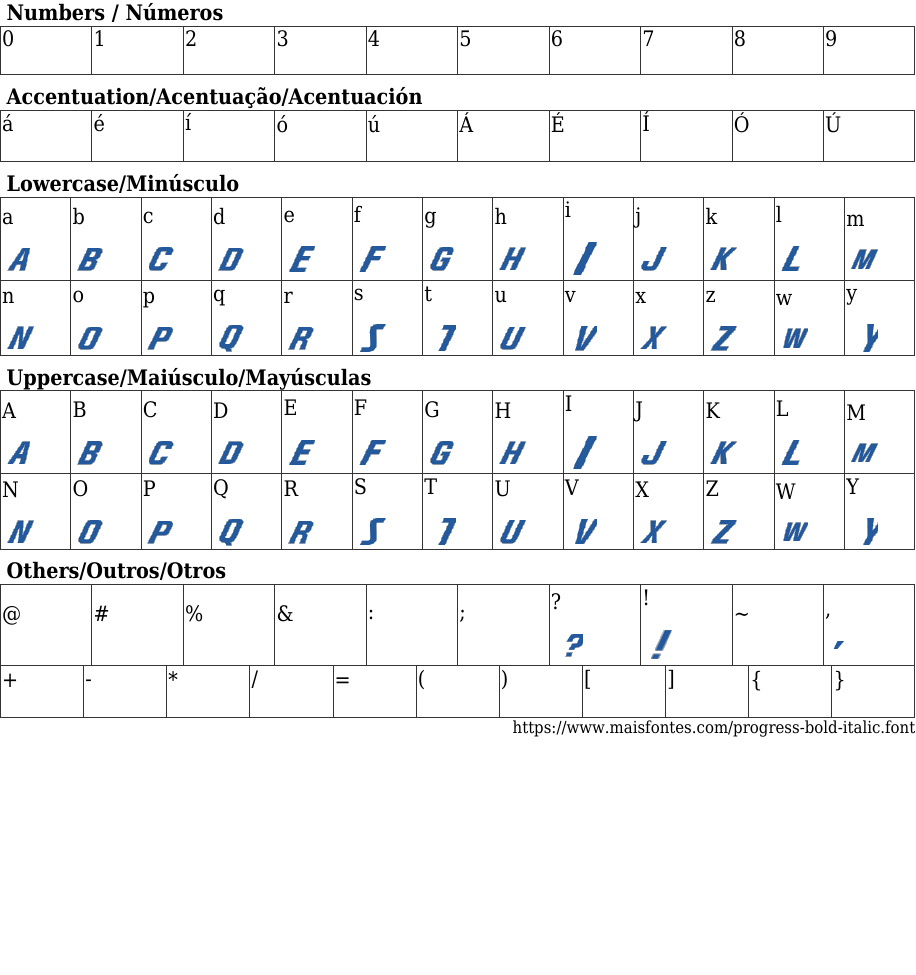 Progress Bold Italic: Free Font Download | MaisFontes
