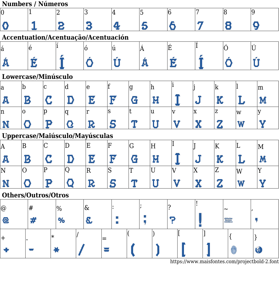 Project Bold: Free Font Download | MaisFontes