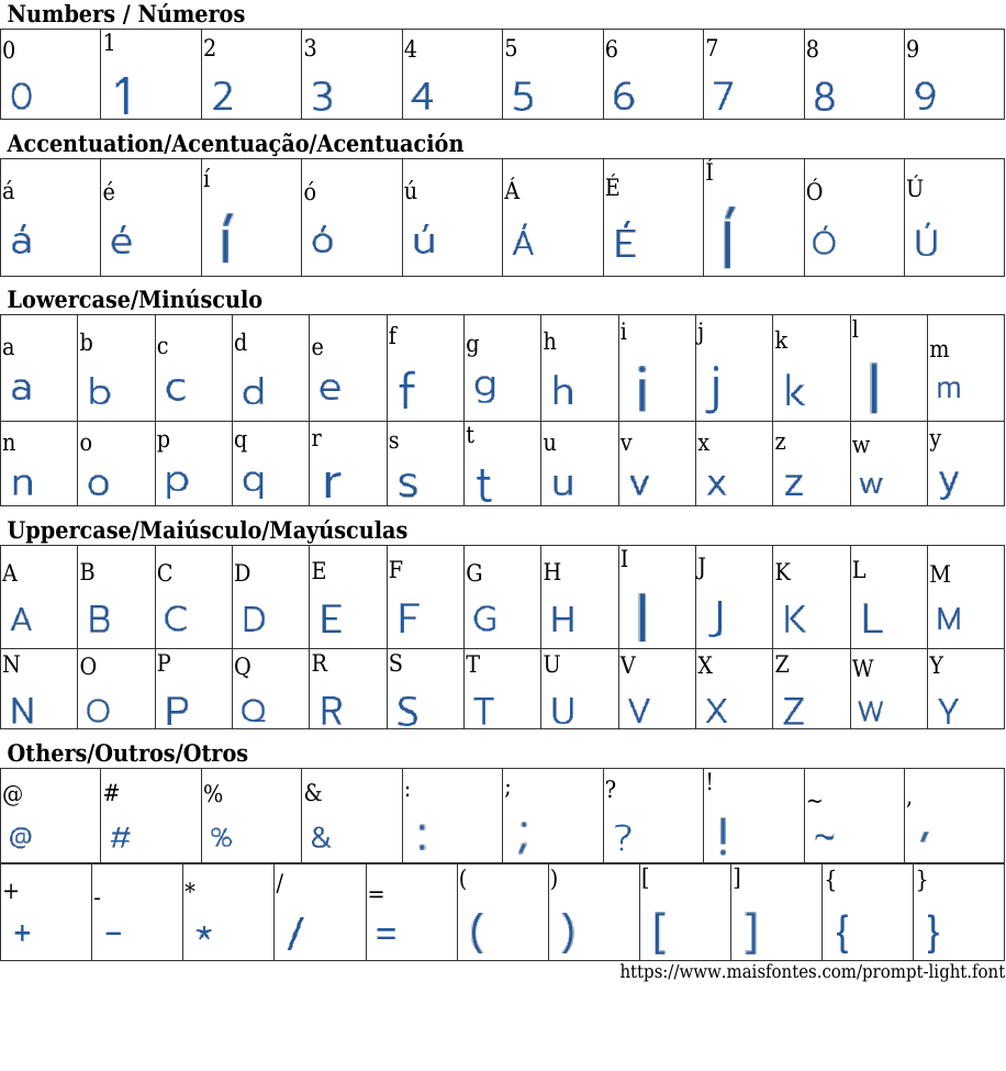 Prompt Light: Baixar Fonte Grátis | MaisFontes