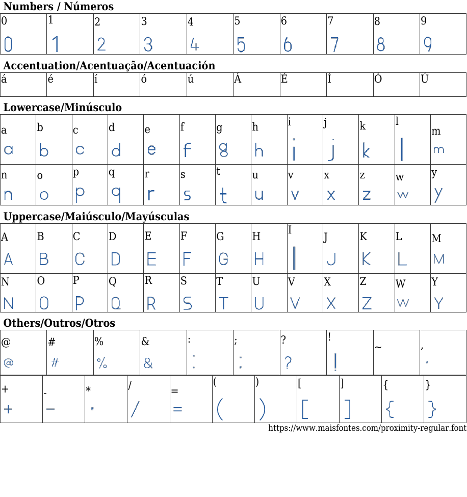 Proximity Regular: Free Font Download | MaisFontes