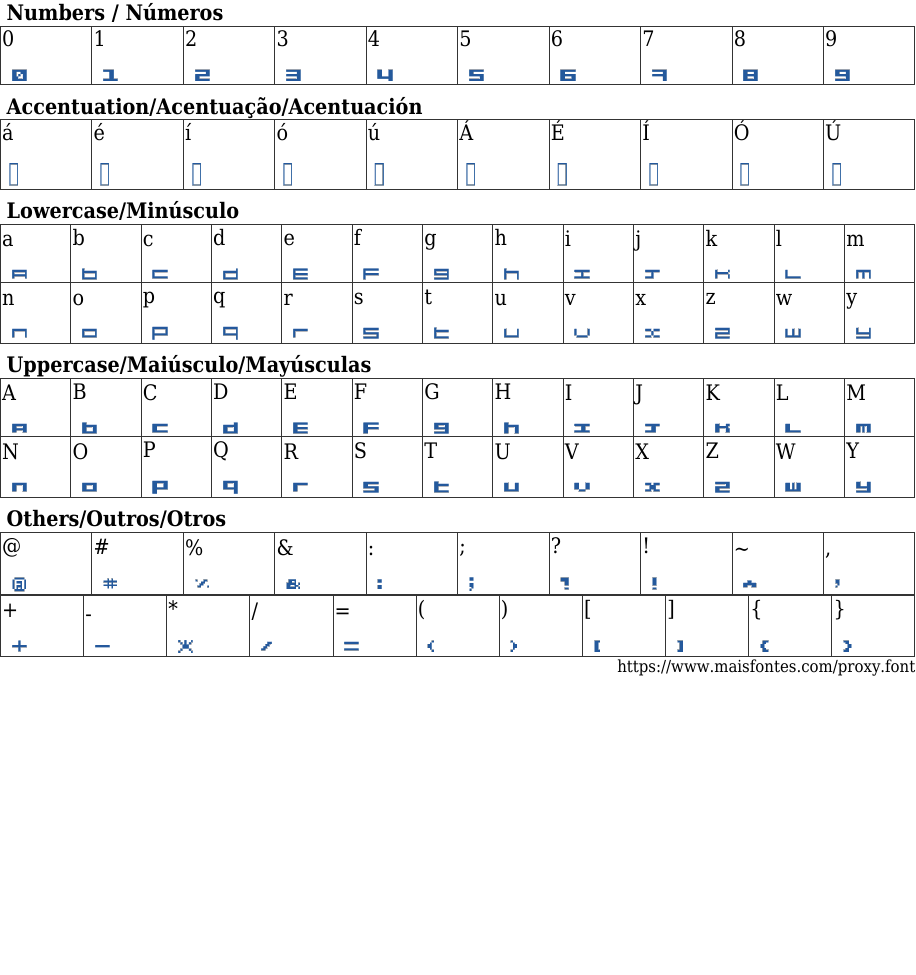 Proxy: Free Font Download | MaisFontes