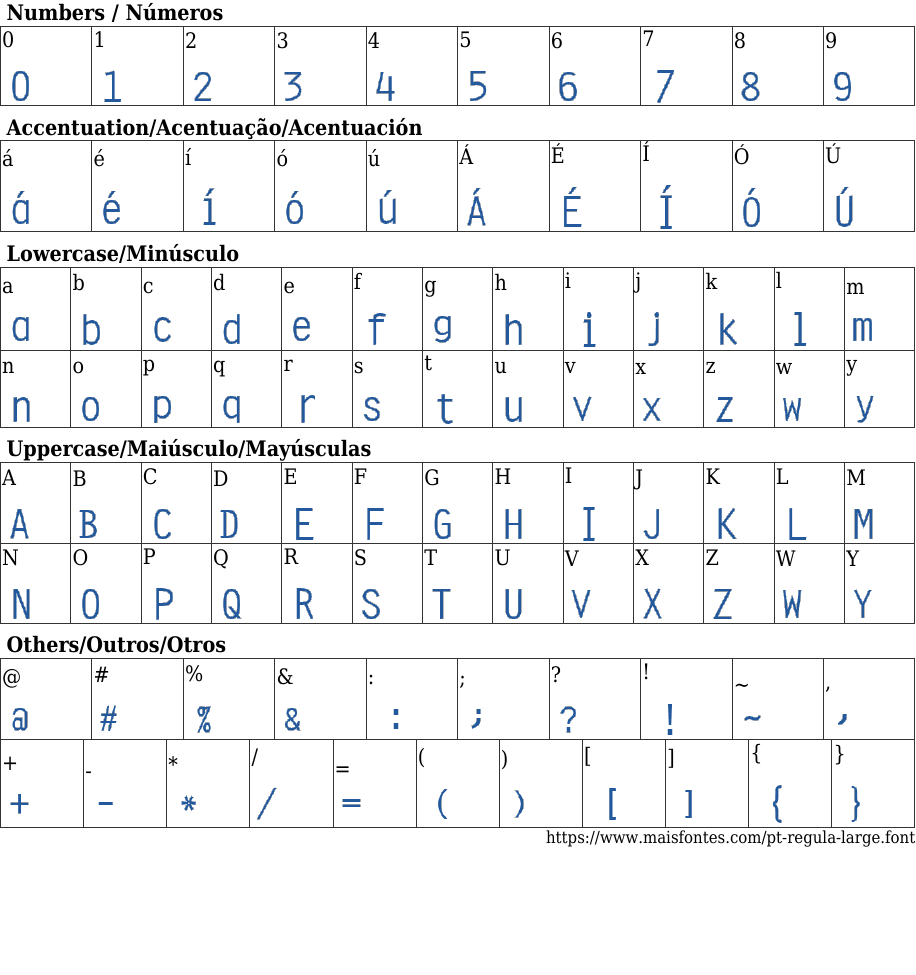 PT Regula Large Font: Free Download | MaisFontes