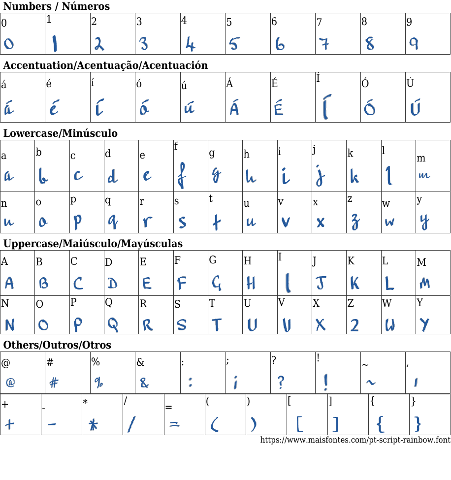 PT Script Rainbow: Free Font Download | MaisFontes